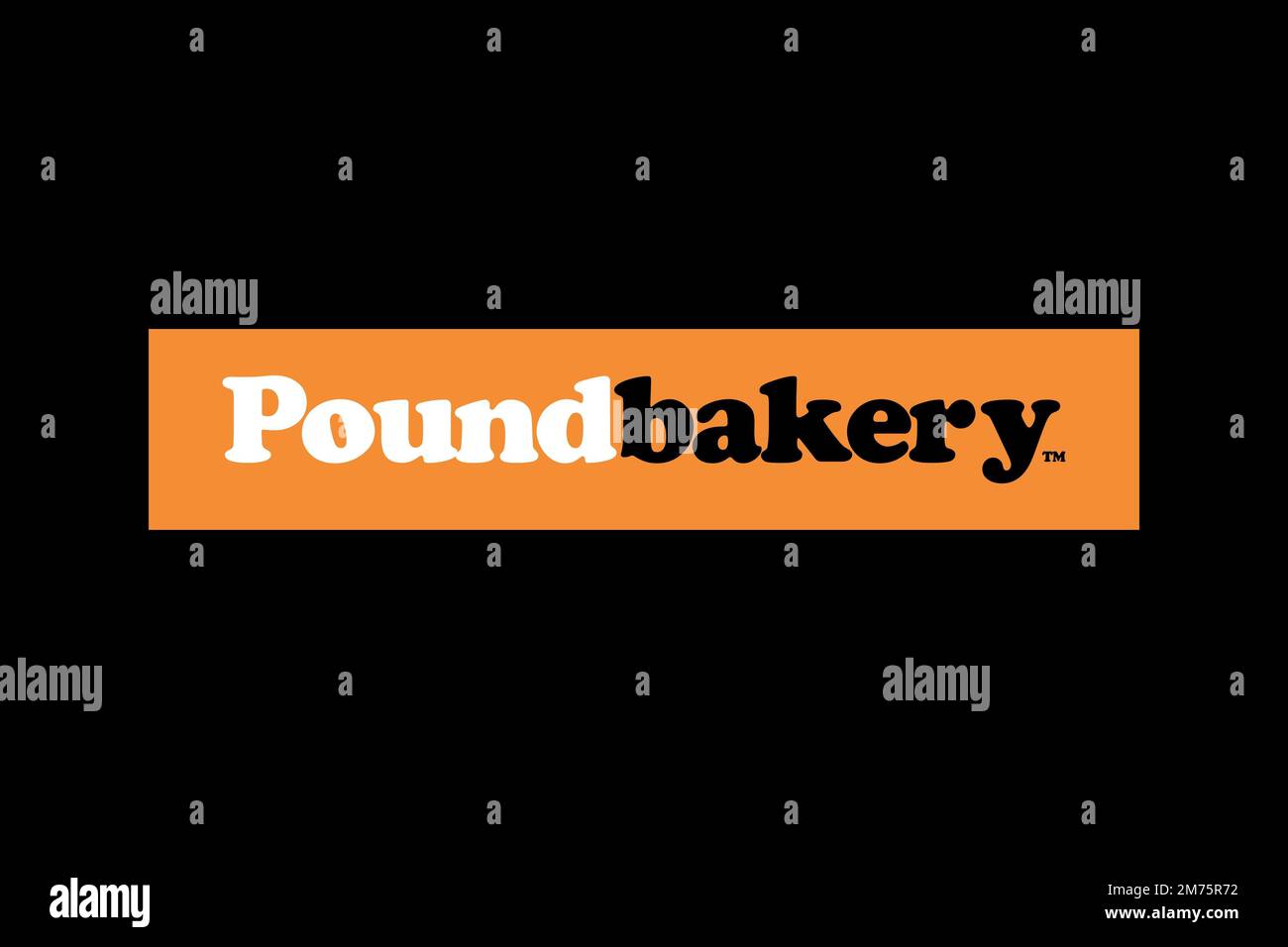 Poundbakery, Logo, Black background Stock Photo - Alamy