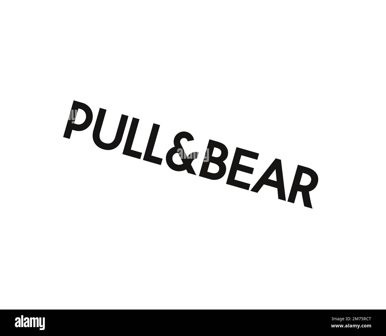 Pull&Bear, Rotated Logo, White Background B Stock Photo - Alamy