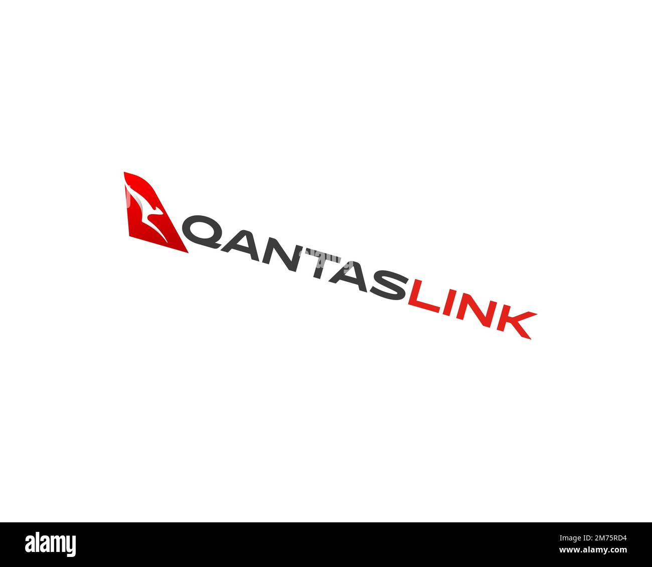 QantasLink, rotated logo, white background B Stock Photo - Alamy