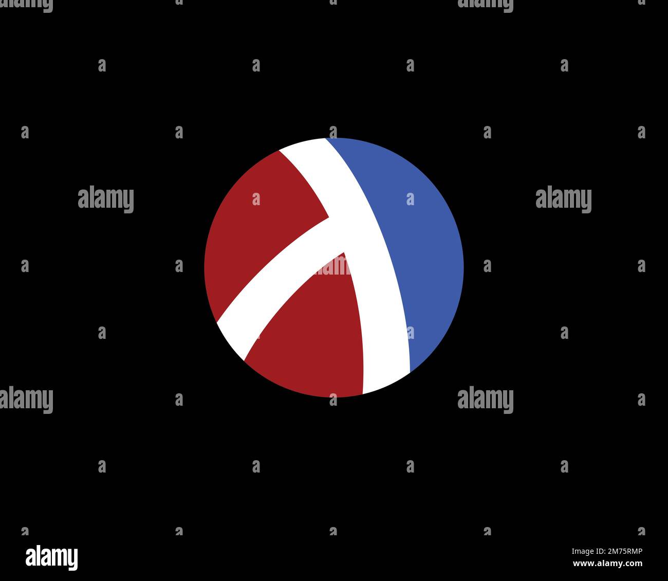 Racket programming language, rotated logo, black background B Stock ...