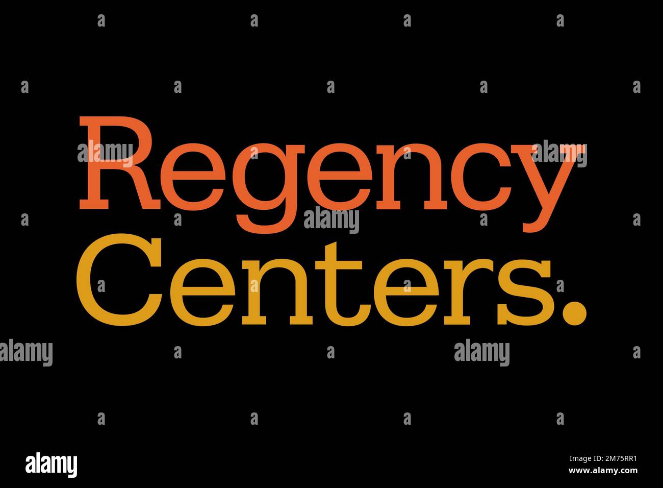 Regency Centers, Logo, Black background Stock Photo - Alamy