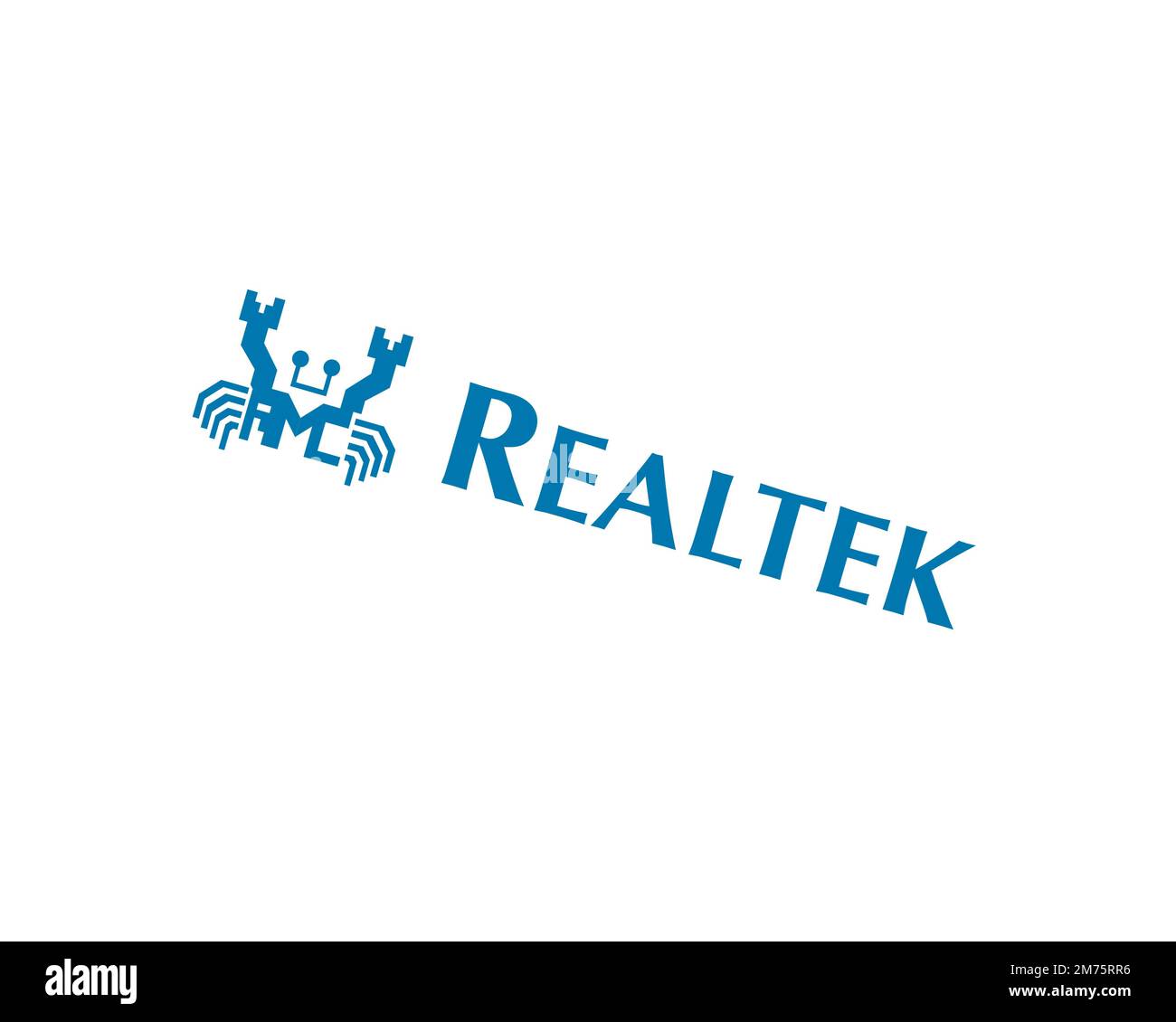 Realtek, rotated logo, white background B Stock Photo - Alamy