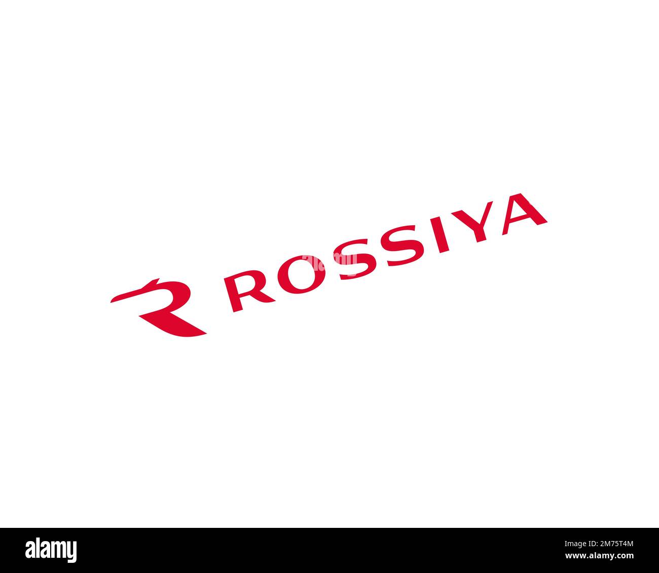 Rossiya Airline, rotated logo, white background Stock Photo - Alamy