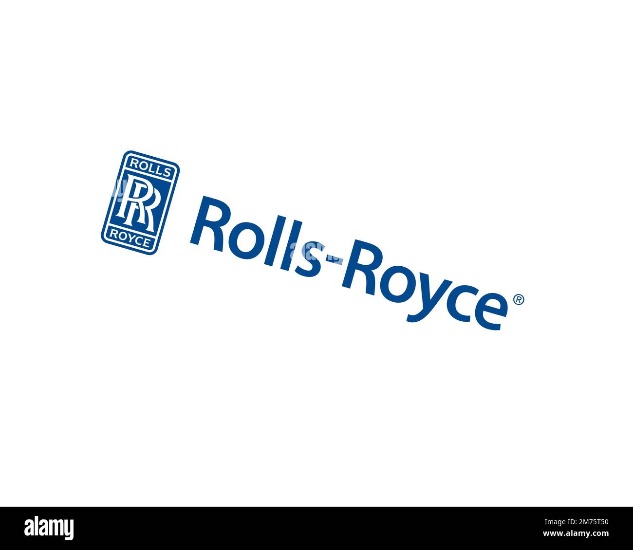 Rolls Royce Power Systems, rotated logo, white background B Stock Photo ...
