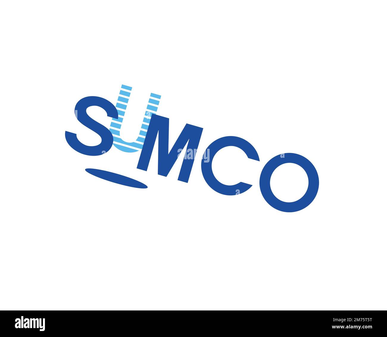 SUMCO, rotated logo, white background B Stock Photo - Alamy
