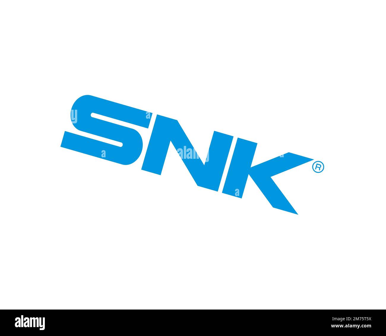 SNK, rotated logo, white background B Stock Photo - Alamy
