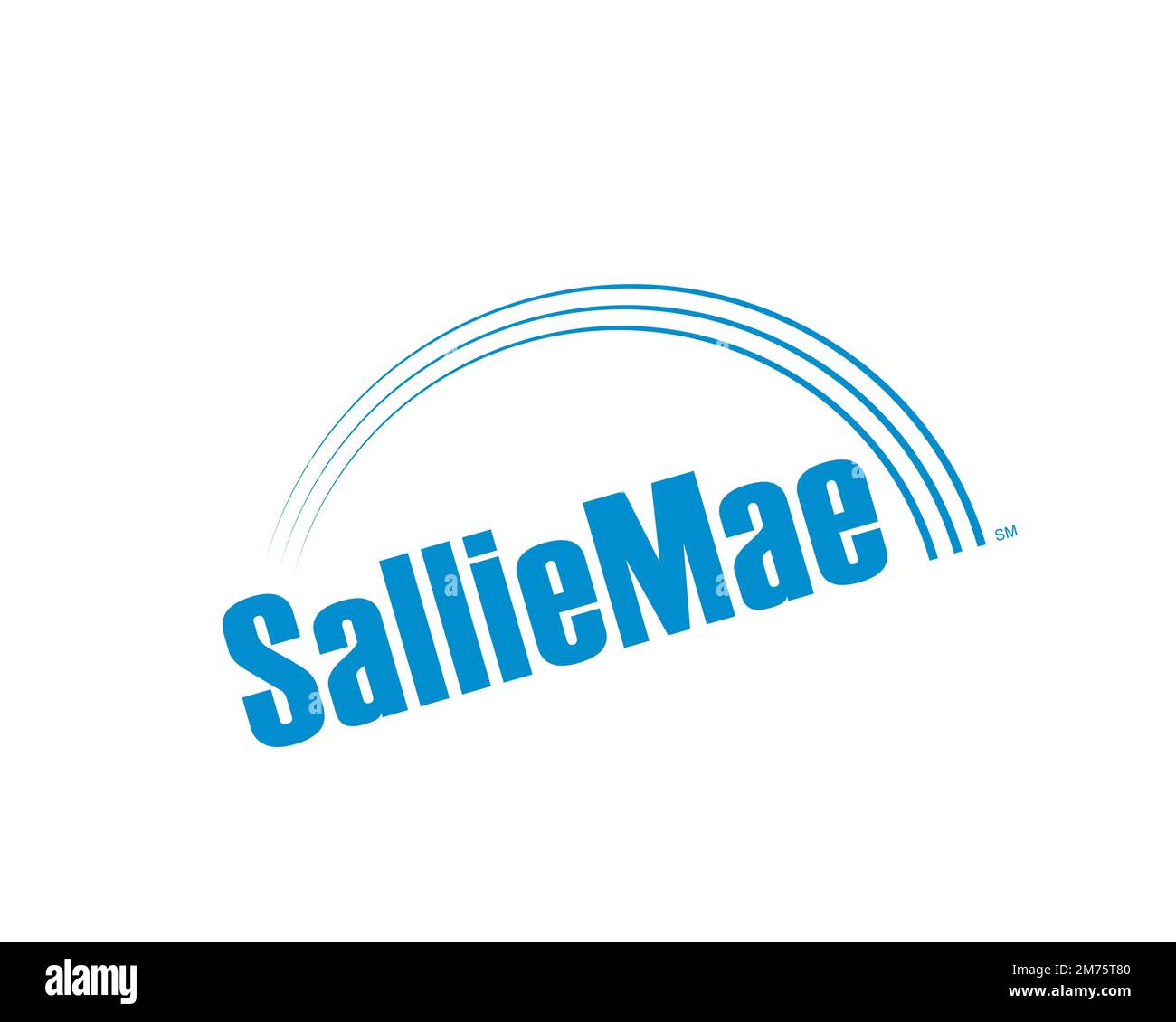 Sallie Mae, rotated logo, white background Stock Photo - Alamy