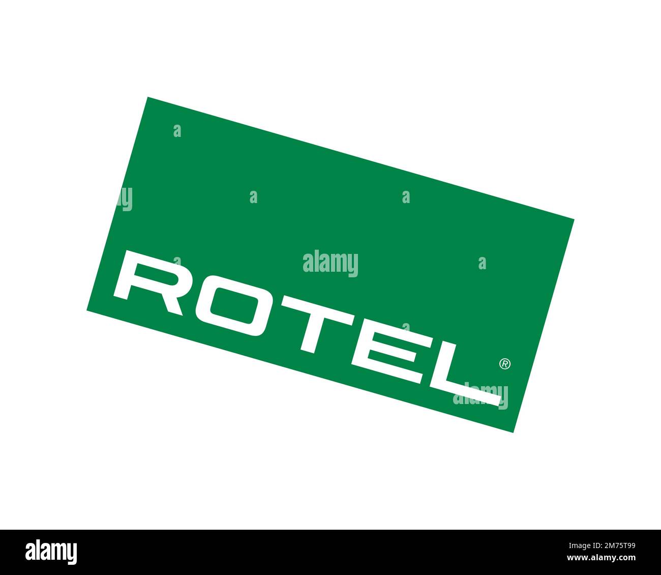 Rotel, rotated logo, white background B Stock Photo - Alamy