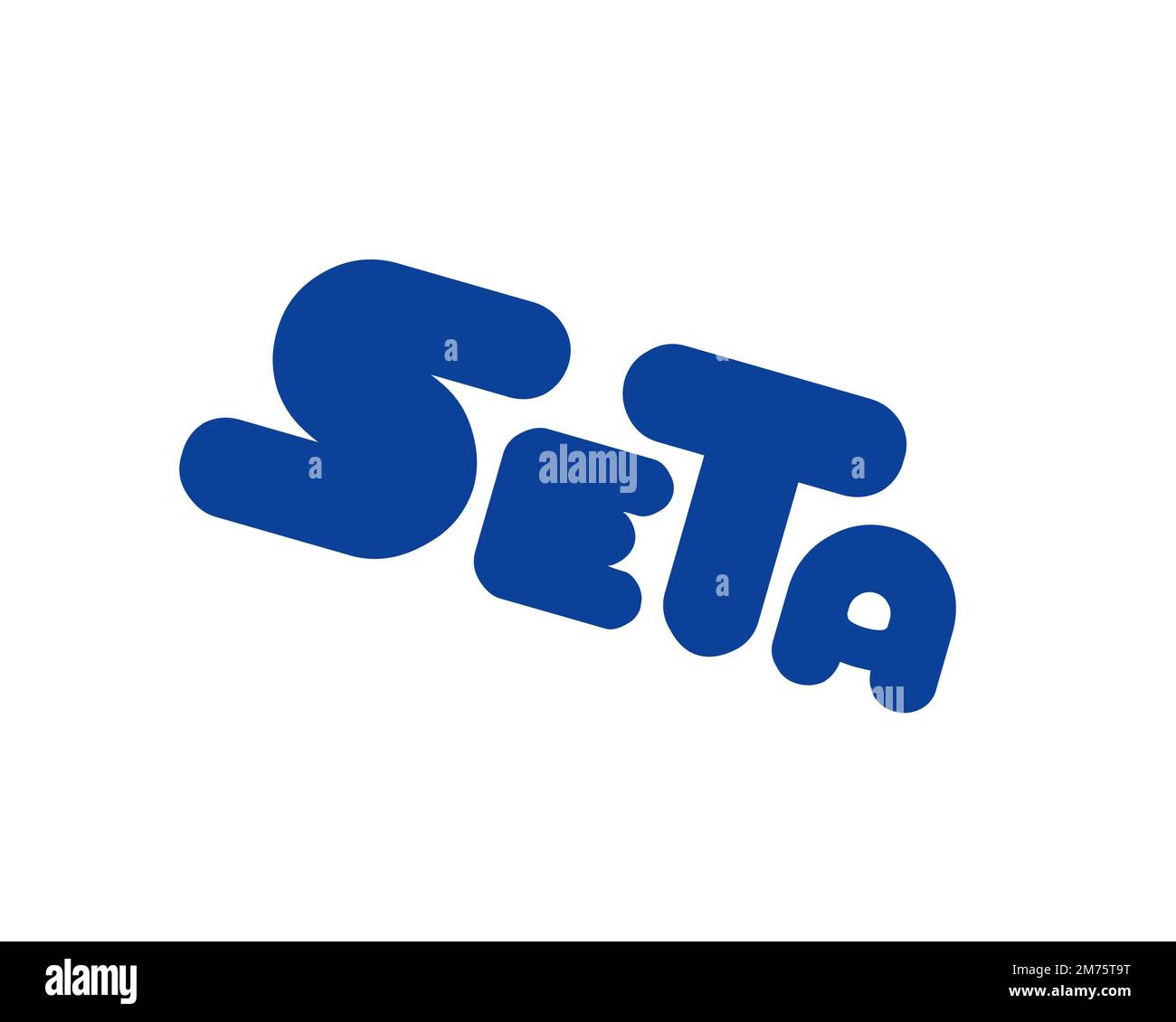 SETA Corporation, rotated logo, white background B Stock Photo - Alamy