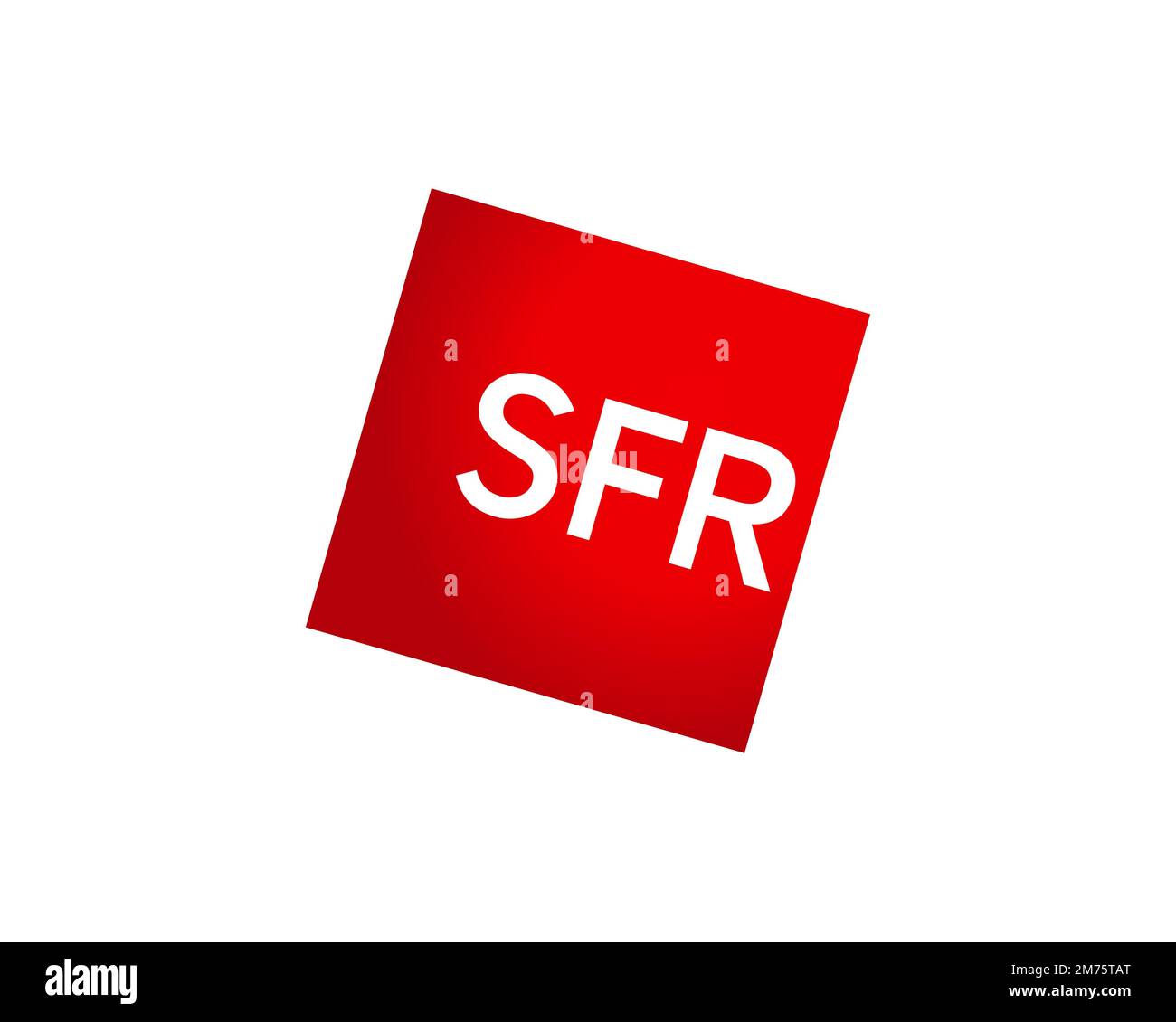 SFR, rotated logo, white background B Stock Photo - Alamy