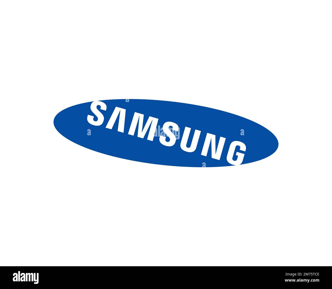 Samsung, rotated logo, white background B Stock Photo - Alamy