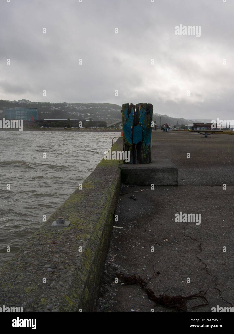 Side Of Petone Wharf Stock Photo - Alamy