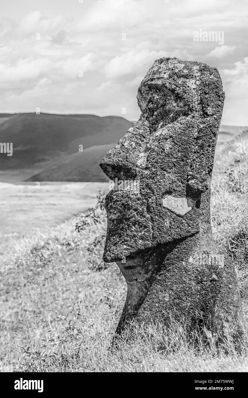 Rapa nui kultur Black and White Stock Photos & Images - Alamy