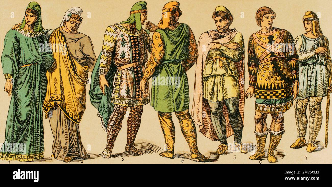 Ancient Age. Anatolian Peninsula. Lydians, Phrygians and Trojans. From left to right; 1 ...
