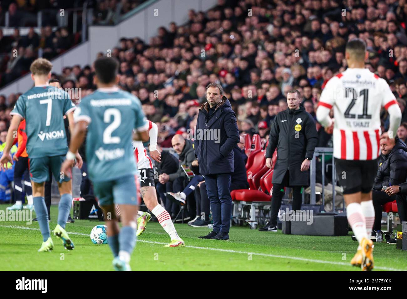 EINDHOVEN, 07-01-2023, Philips Stadium, season 2022 / 2023 Dutch ...