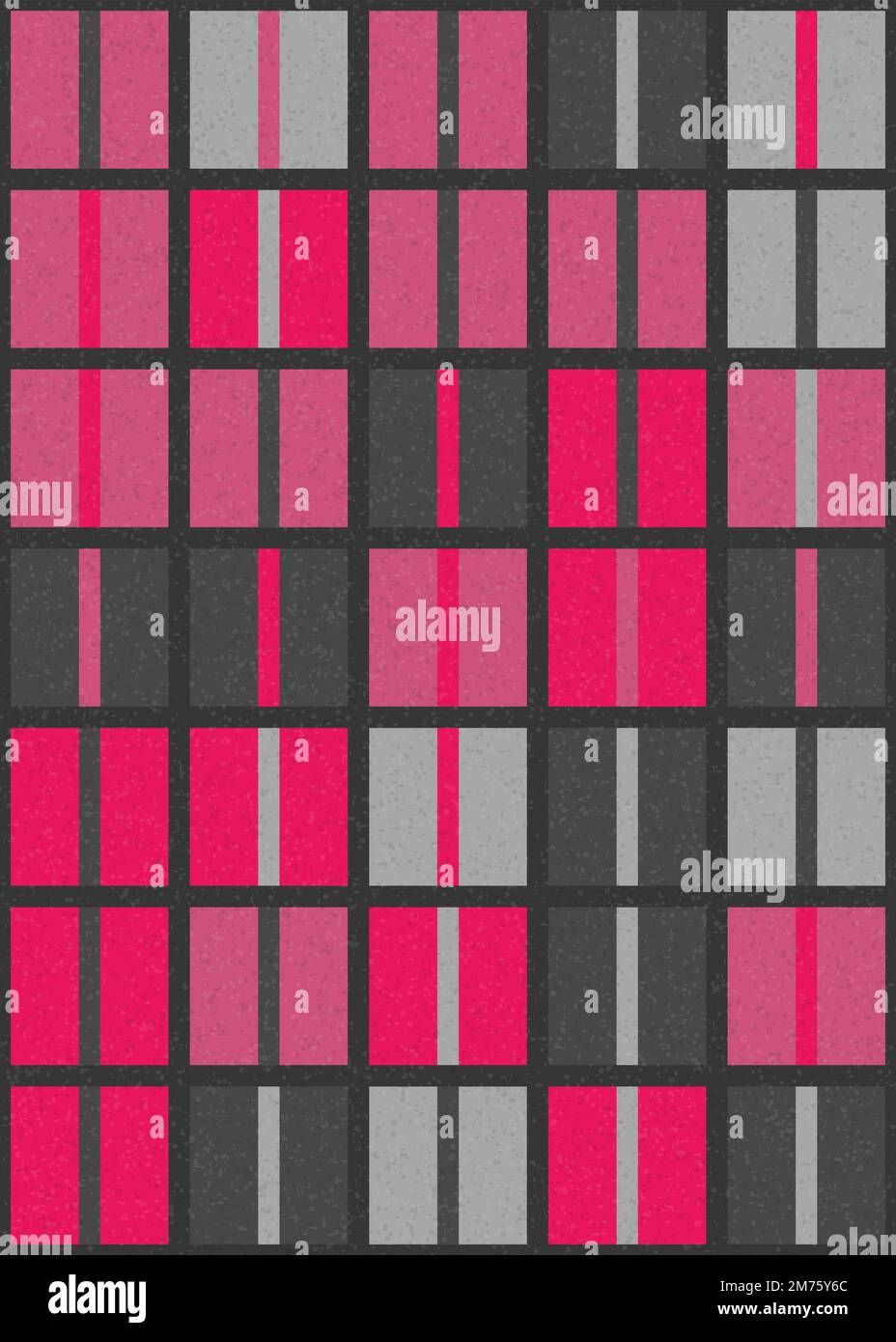 Abstract Geometrical generative computational art illustration Stock ...