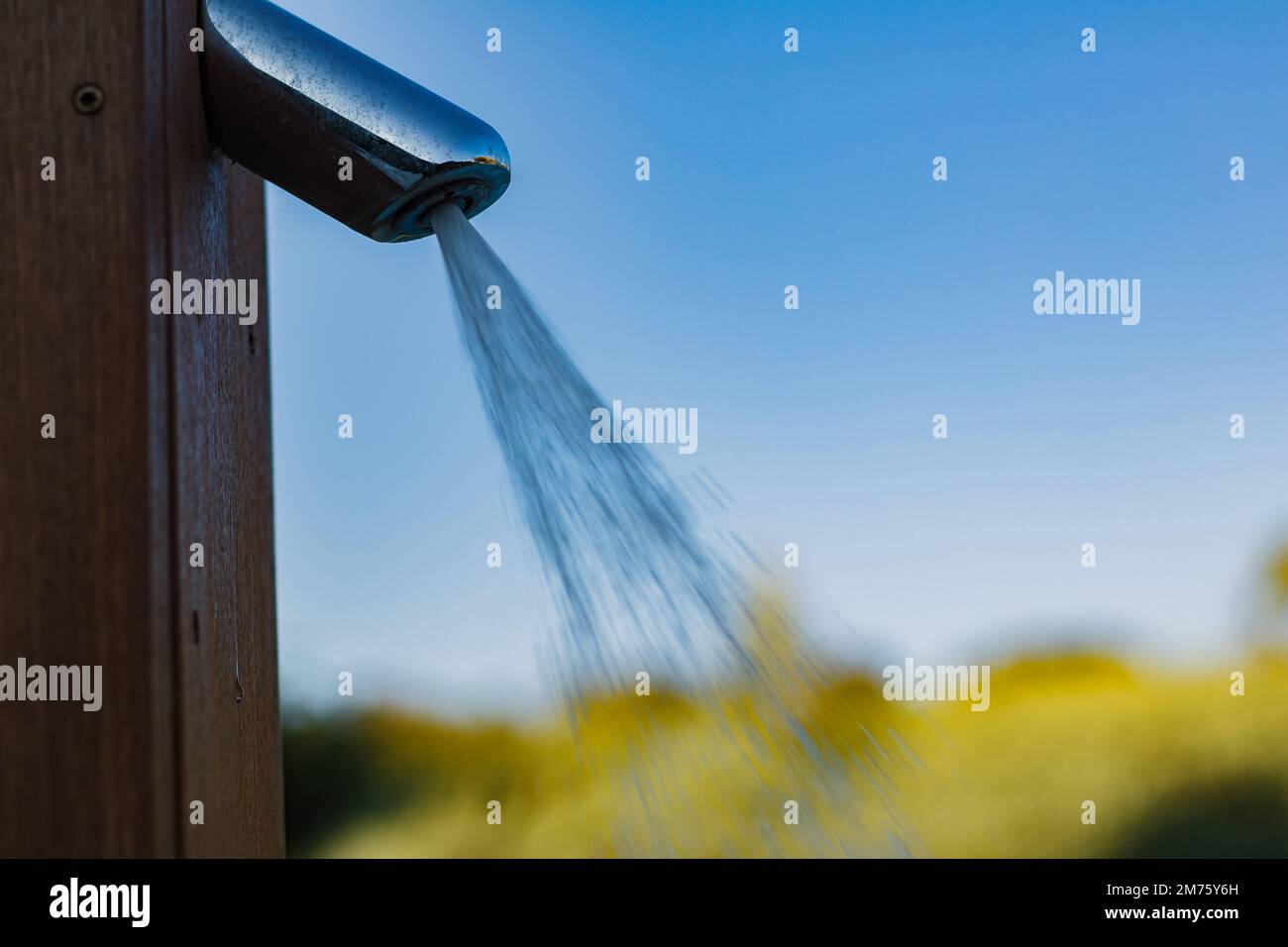 a shower of a swimming pool, in close up Stock Photo - Alamy