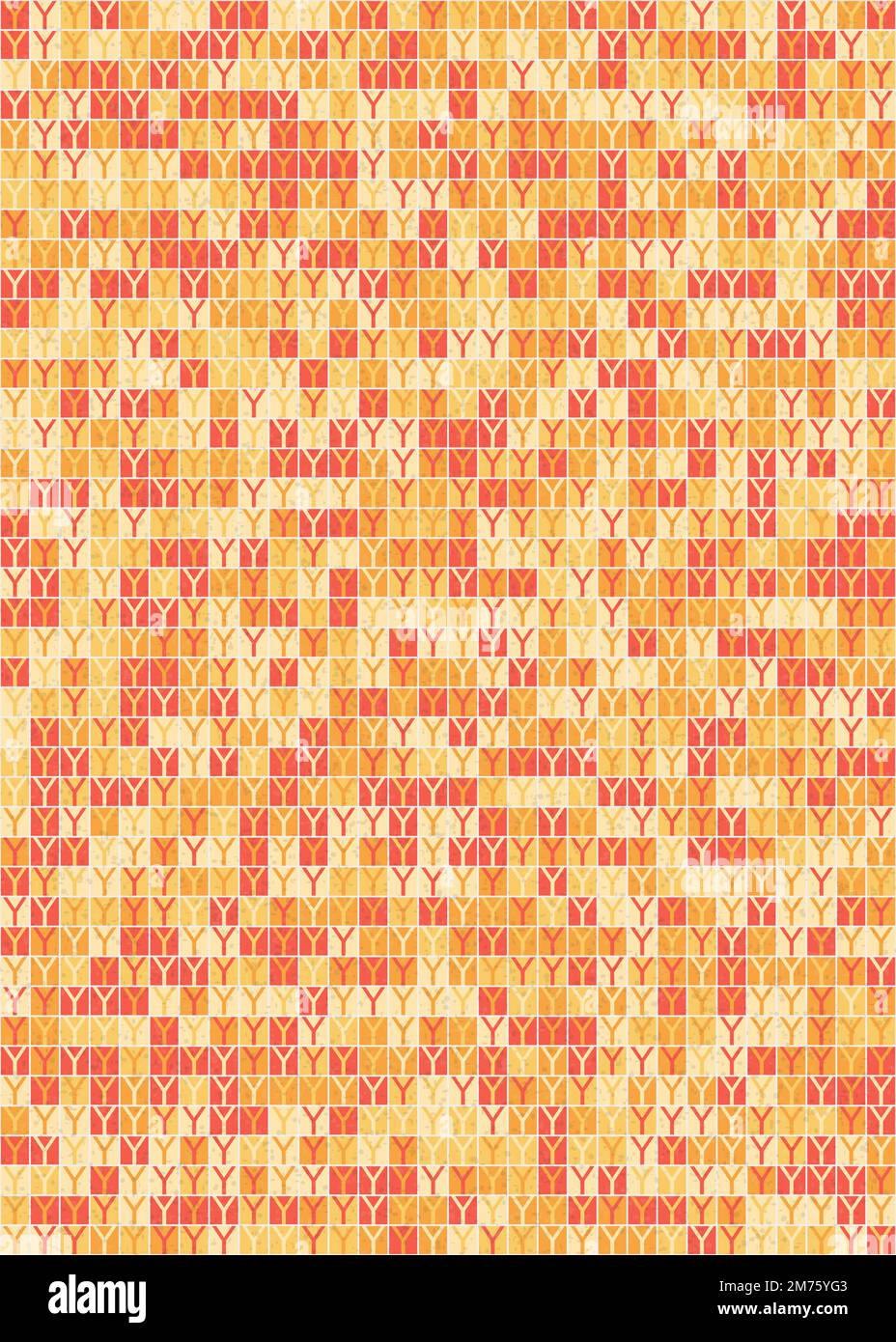 Abstract Geometrical generative computational art illustration Stock ...