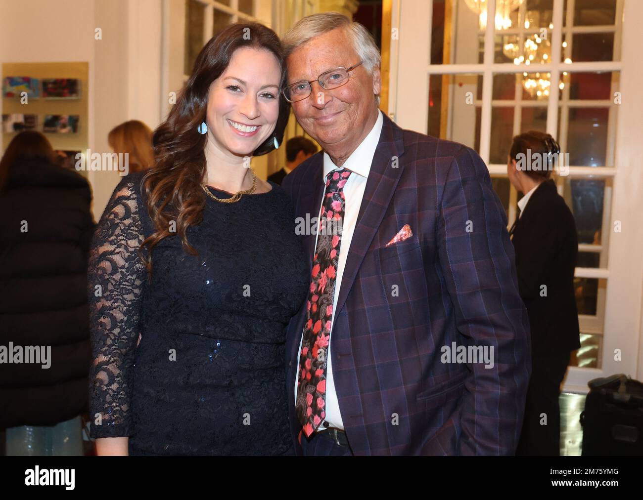 Munich, Germany. 07th Jan, 2023. Wolfgang Bosbach and his daughter ...