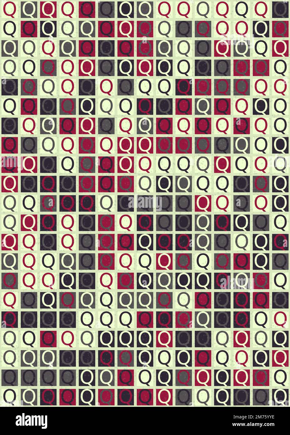 Abstract Geometrical generative computational art illustration Stock ...