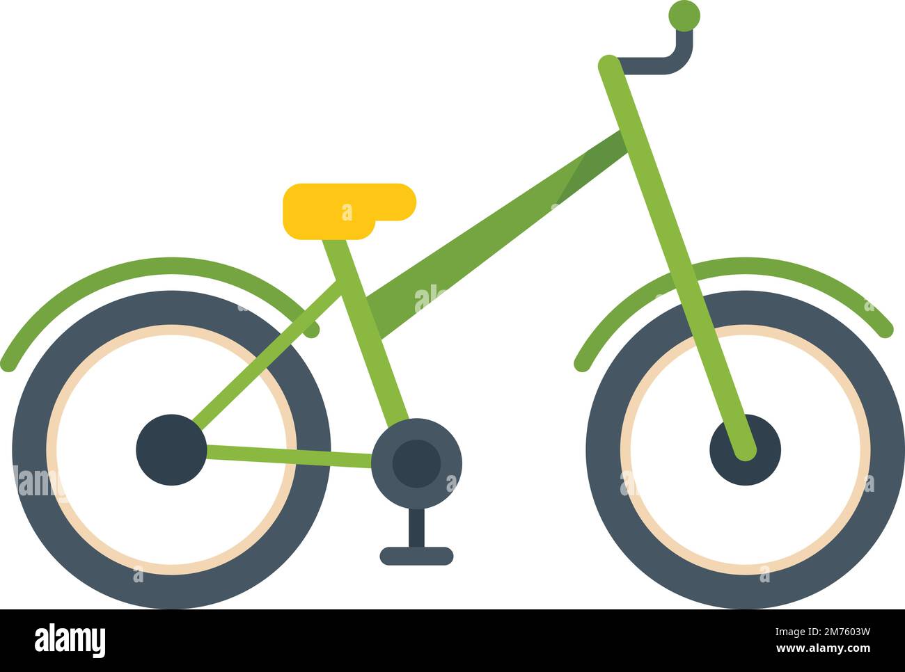 Repair kid bike icon flat vector. Fix service. Wheel fixing isolated ...