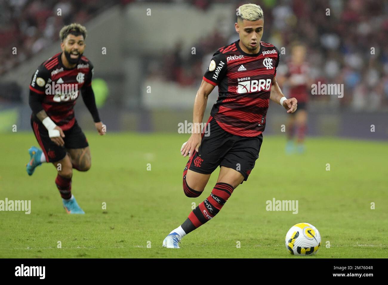 Rio de Janeiro, Brazil,May 29, 2022. Football player Andreas Pereira of ...