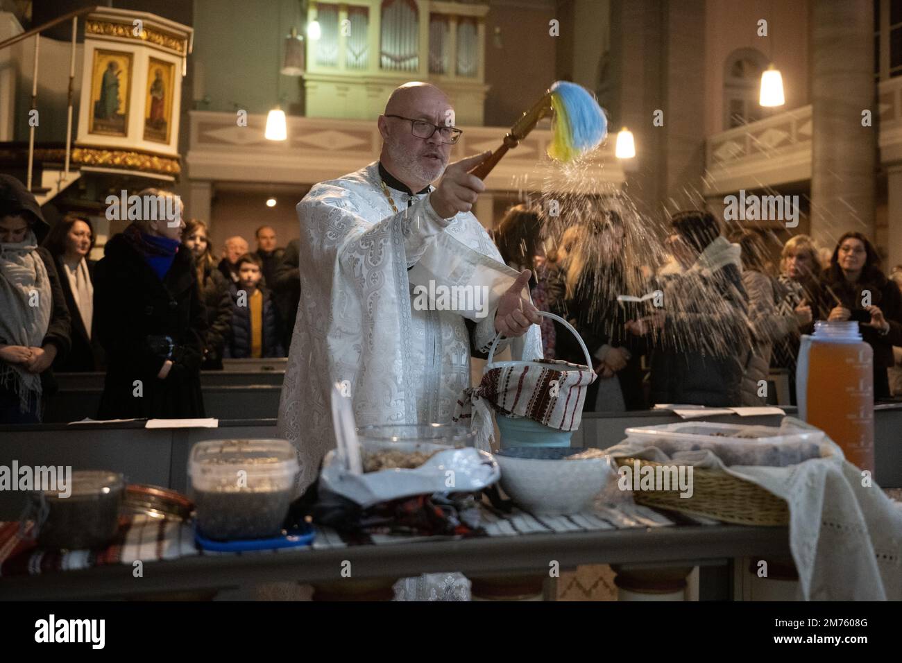 Frankfurt Am Mainn, Germany. 07th Jan, 2023. Priest Petro Bokanov ...