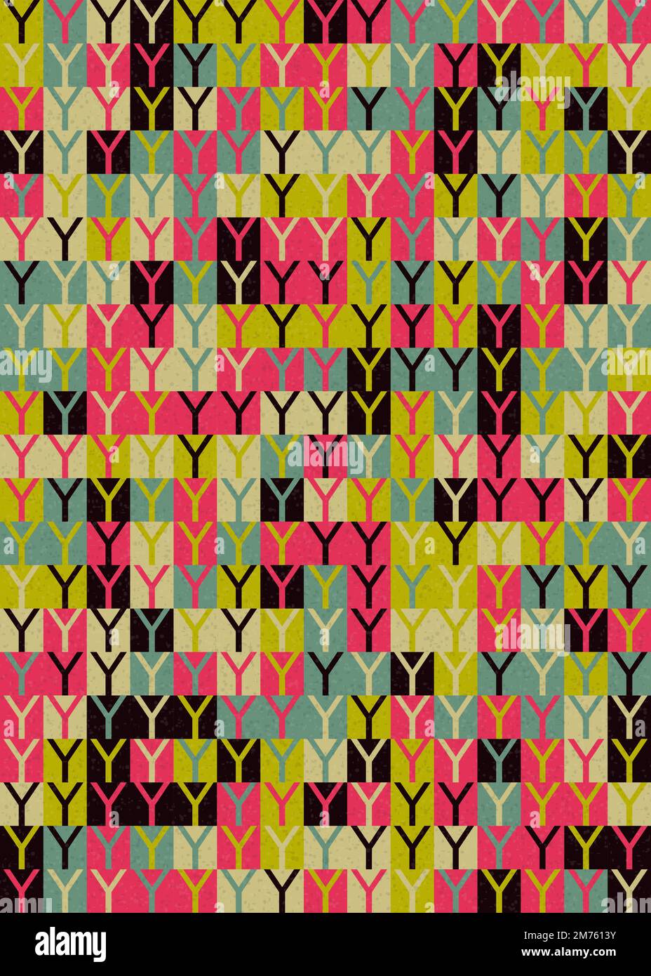 Abstract Geometrical generative computational art illustration Stock ...