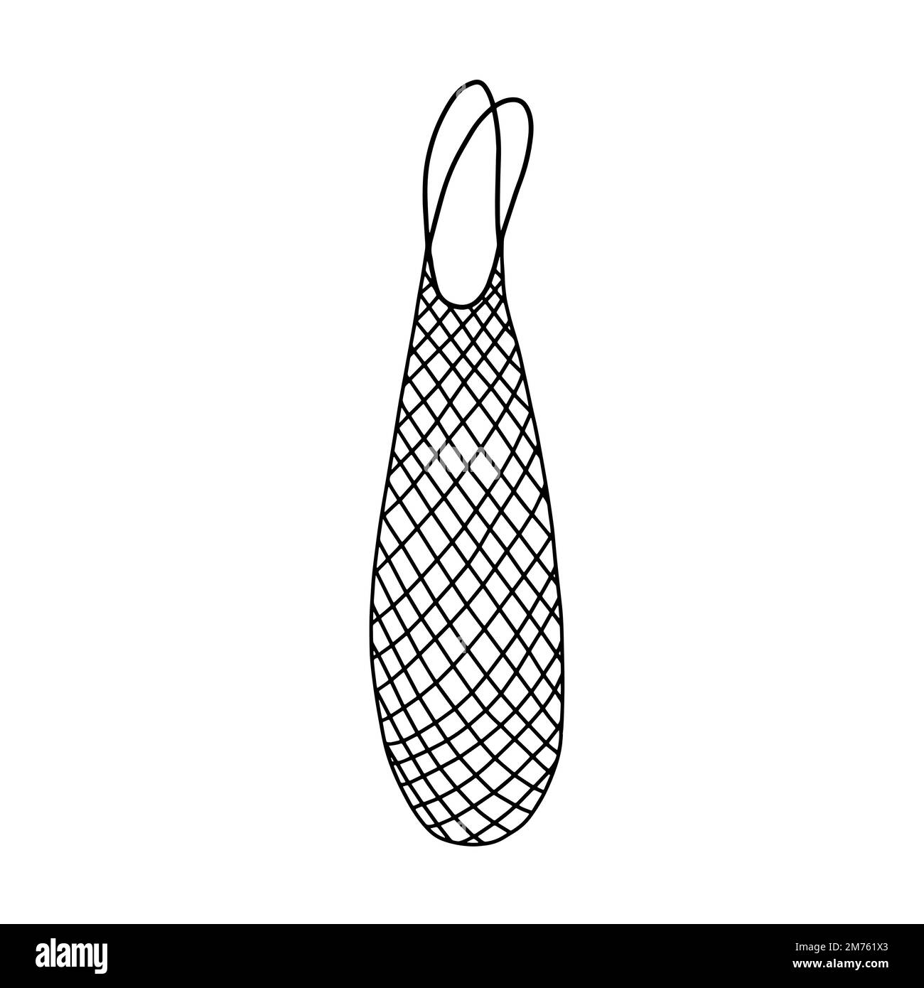 Fabric shopping bag Black and White Stock Photos & Images - Alamy