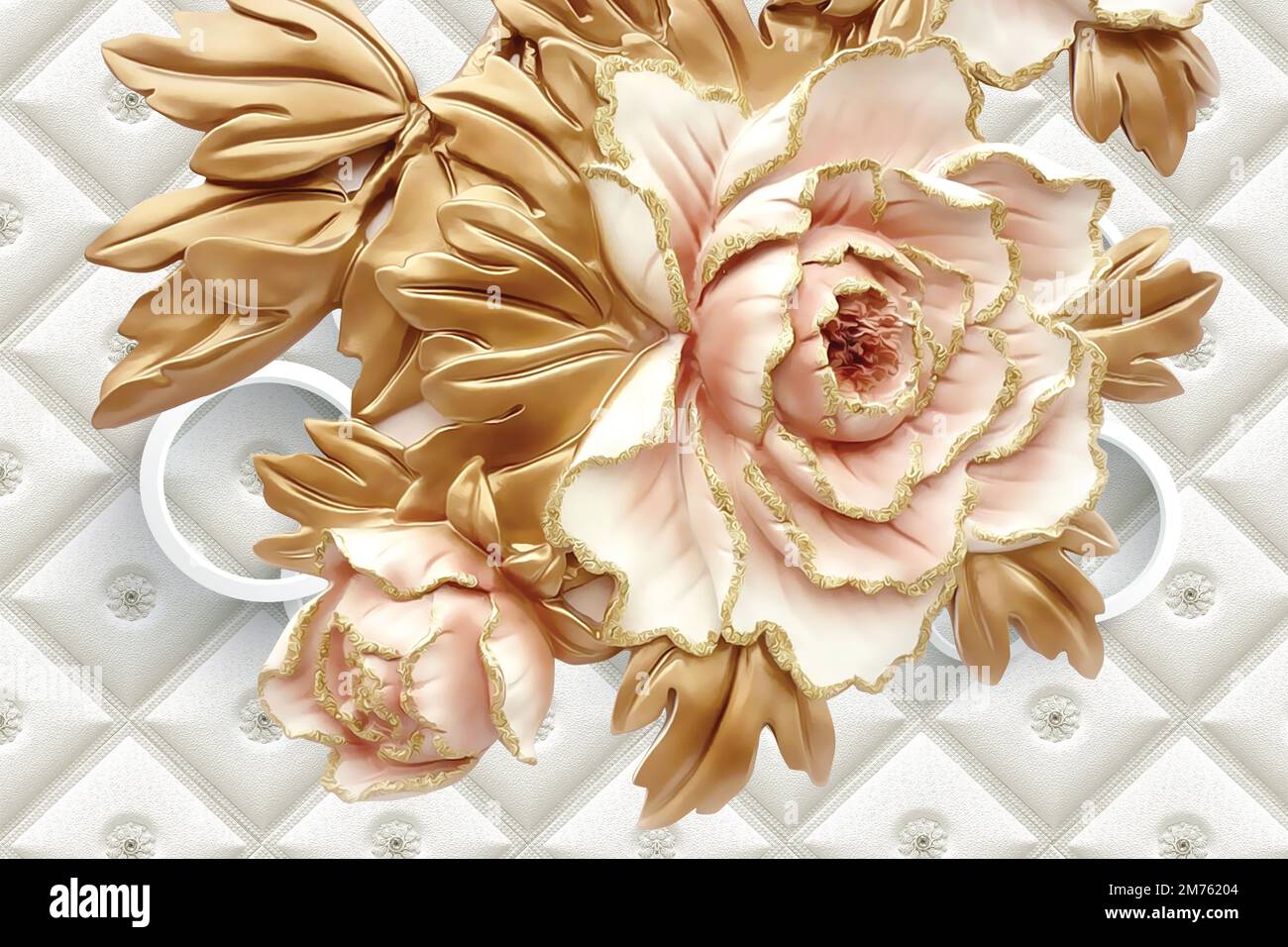 3D High Decoration Background Wallpaper Stock Photo - Alamy