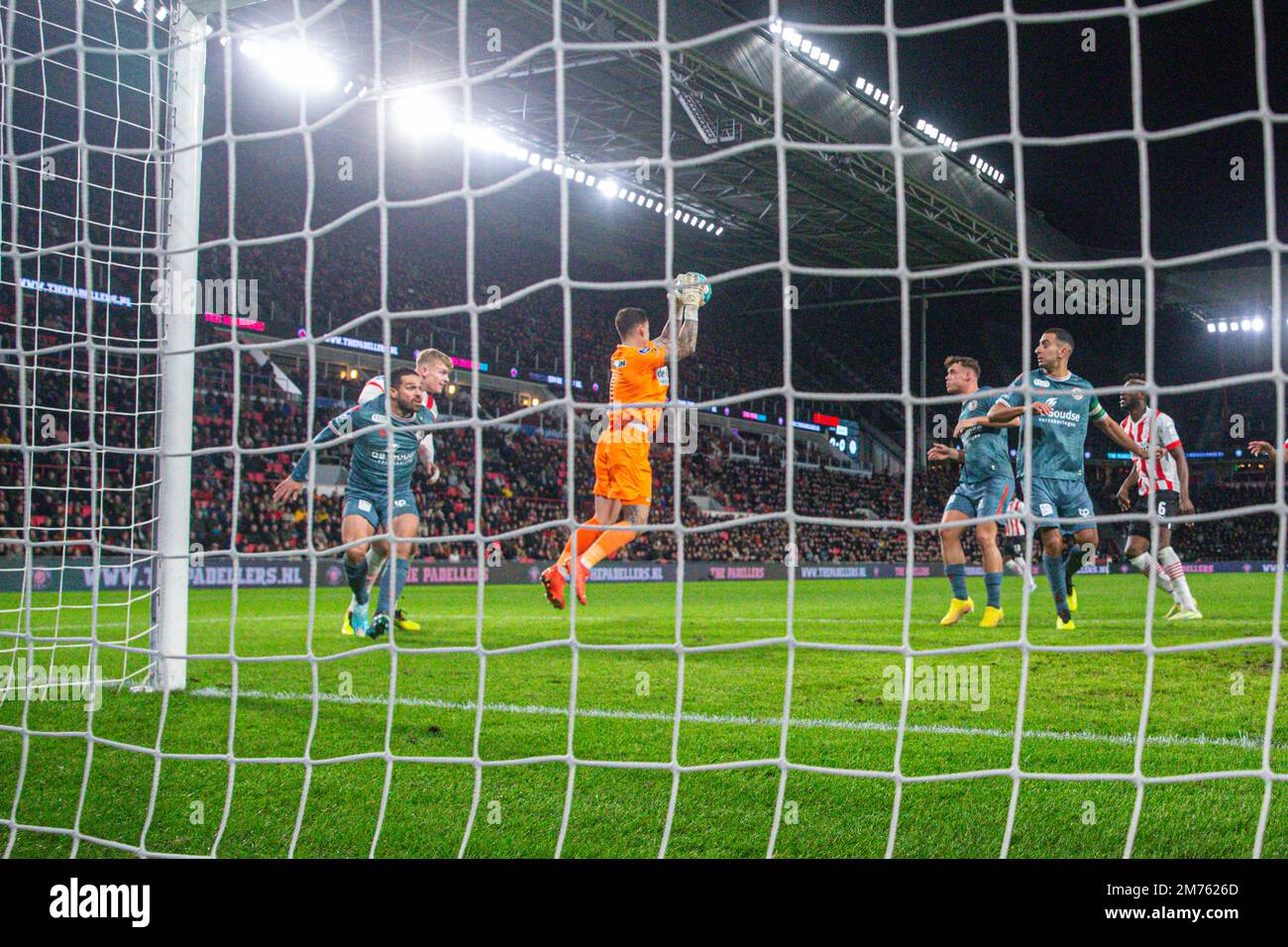 EINDHOVEN, NETHERLANDS - JANUARY 7: goalkeeper Nick Olij of Sparta ...