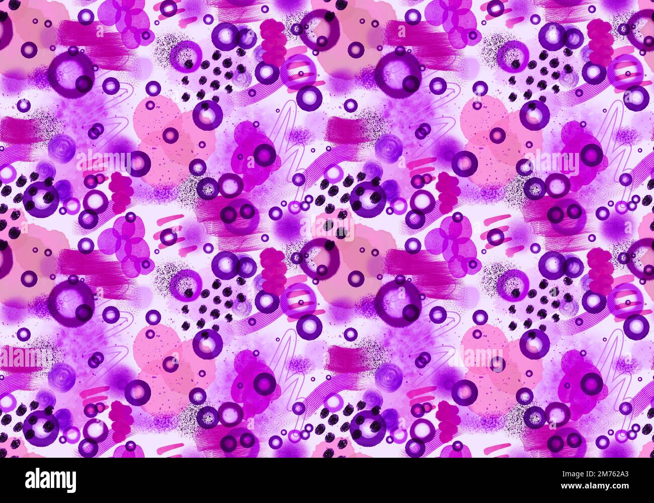 Abstract watercolor seamless paint spots pattern for wrapping paper and ...