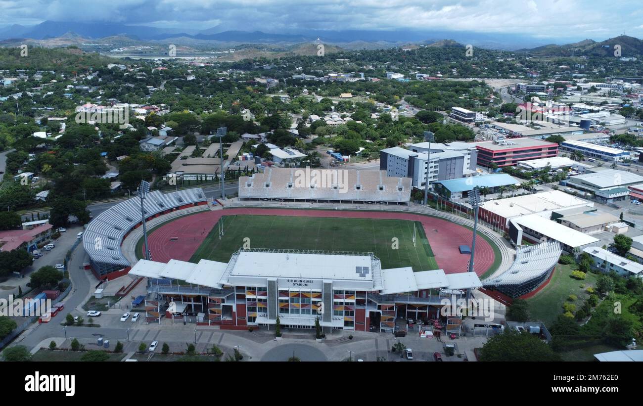An aerial view of a stadium in the city Stock Photo - Alamy