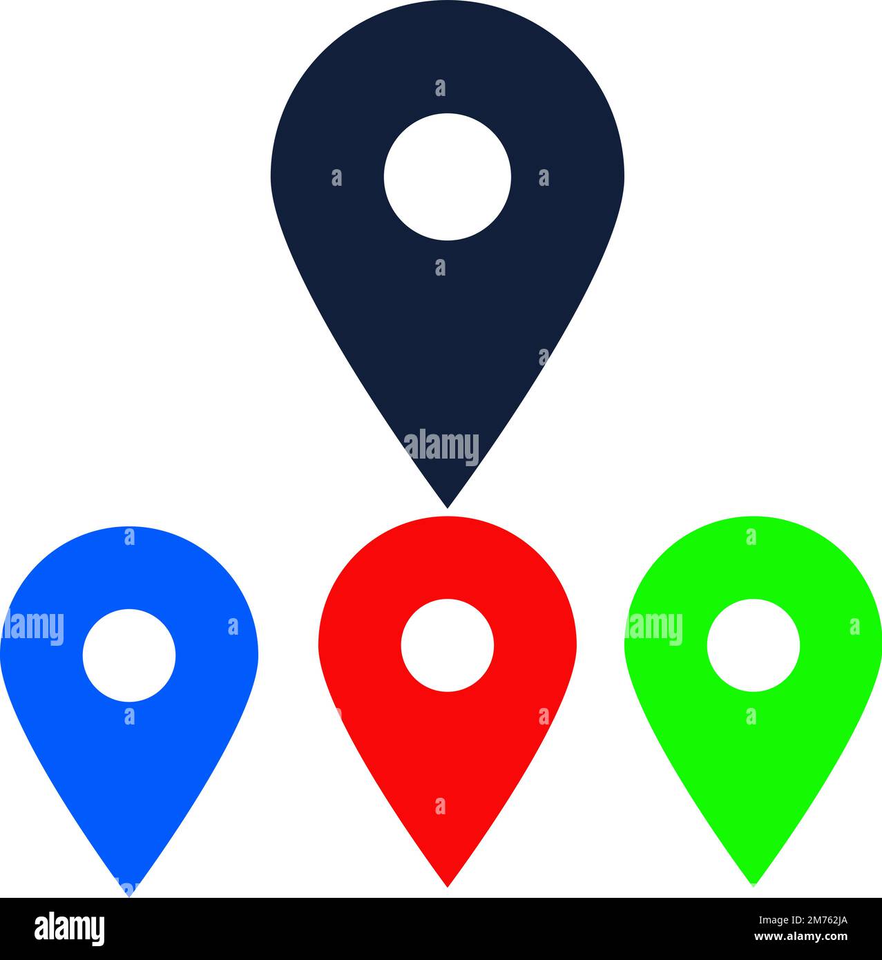 location map icon vector on a white background Stock Vector Image & Art ...