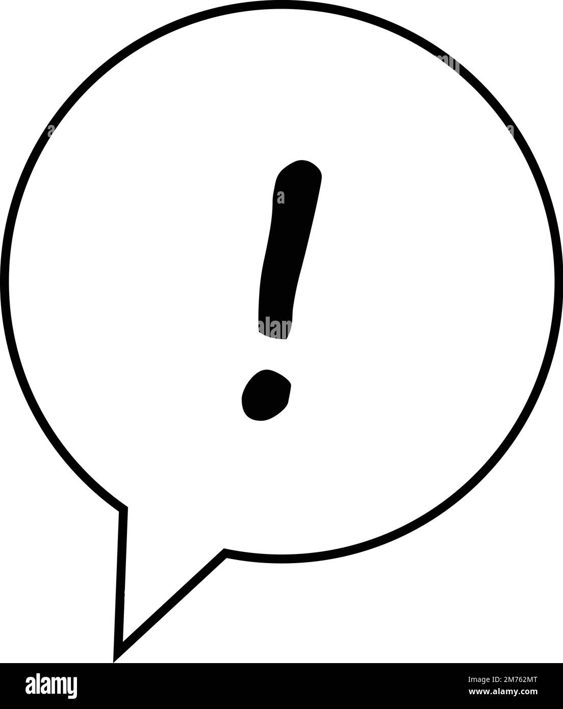 Caution Icon Vector Warning Icon Symbol Exclamation Mark Icon In Bubble Vector Stock Vector