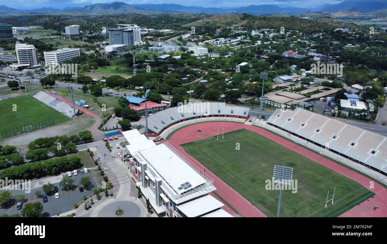 An aerial view of a stadium in the city Stock Photo - Alamy