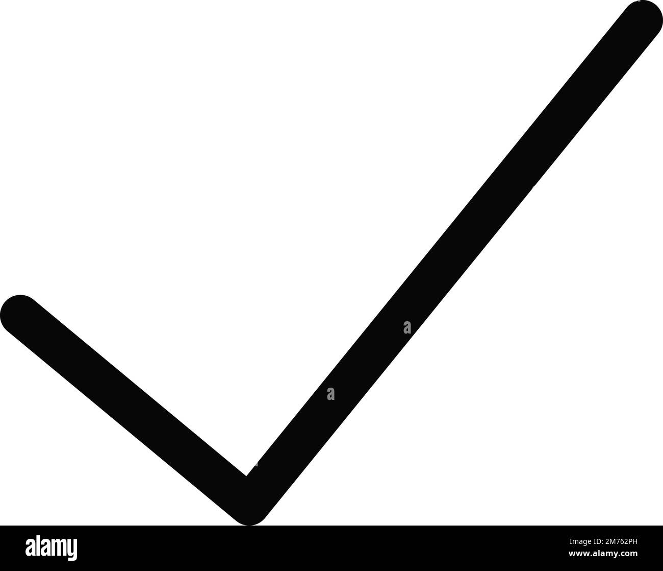 Check mark icon vector isolated Stock Vector Image & Art - Alamy