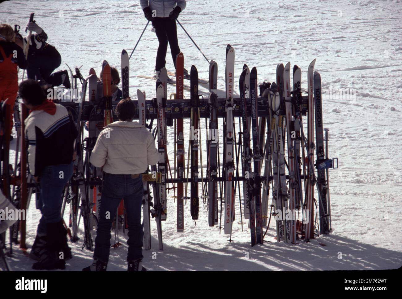 Yosemite National Park CA USA. Badger Pass Ski lodge and Yosemite ...