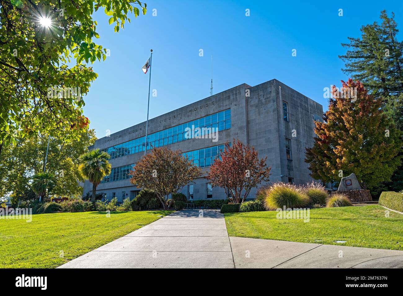 The Shasta County Courthouse in Redding, California, USA Stock Photo ...