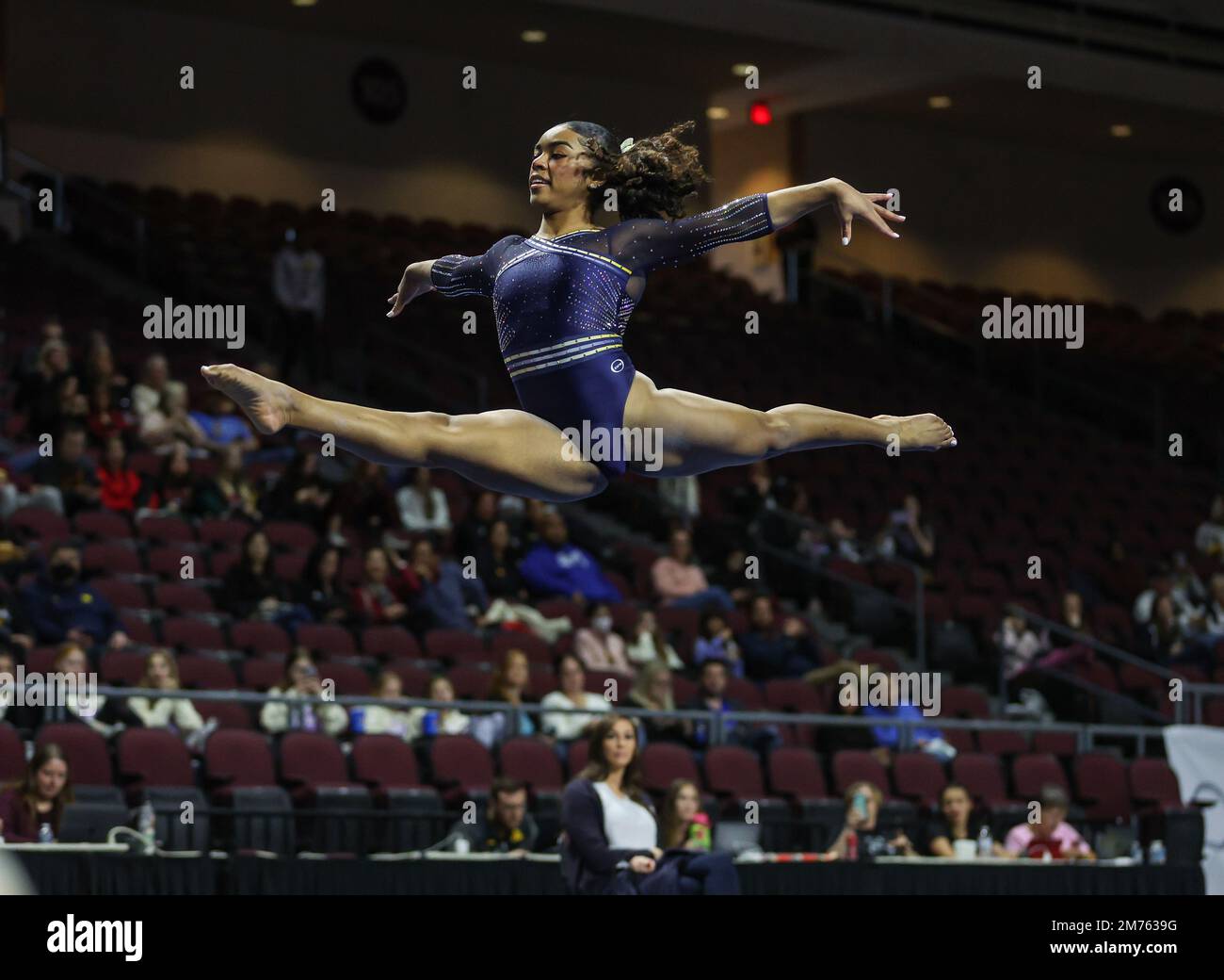 Las Vegas, NV, USA. 7th Jan, 2023. Cal's EMjae Frazier leaps into the ...