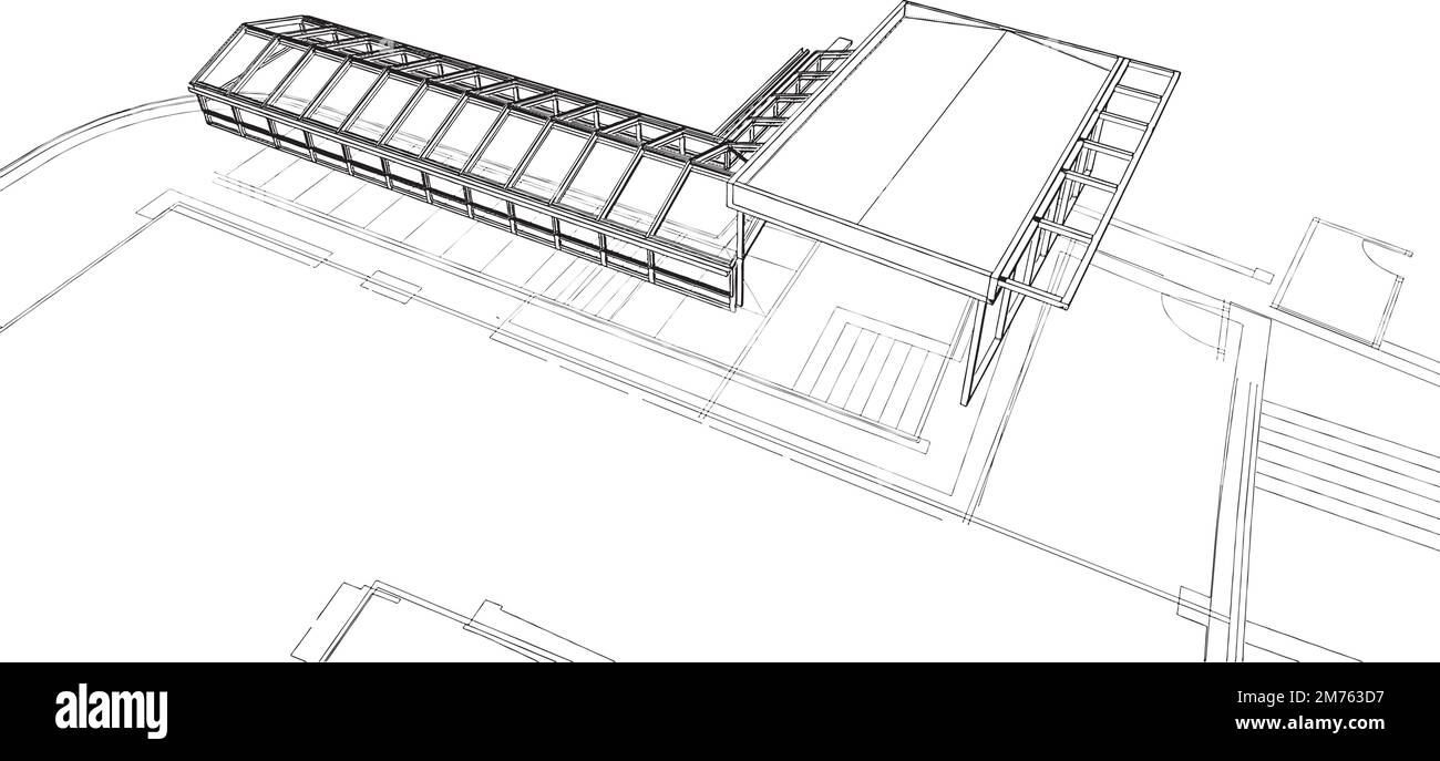 Roof Construction Vector Stock Vector Image & Art - Alamy