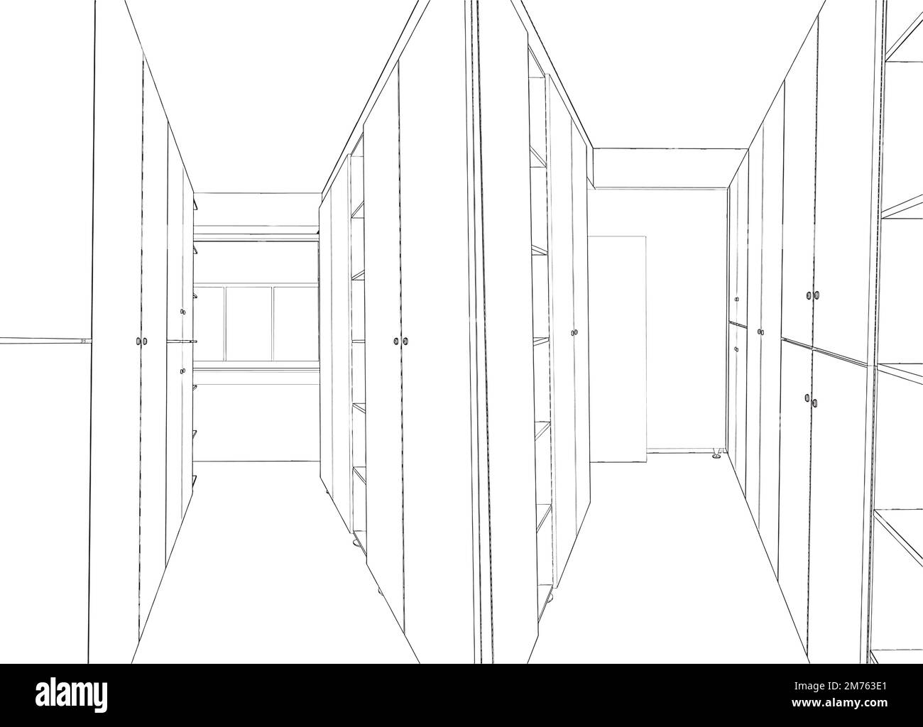 Interior design bookshop Cut Out Stock Images & Pictures - Alamy