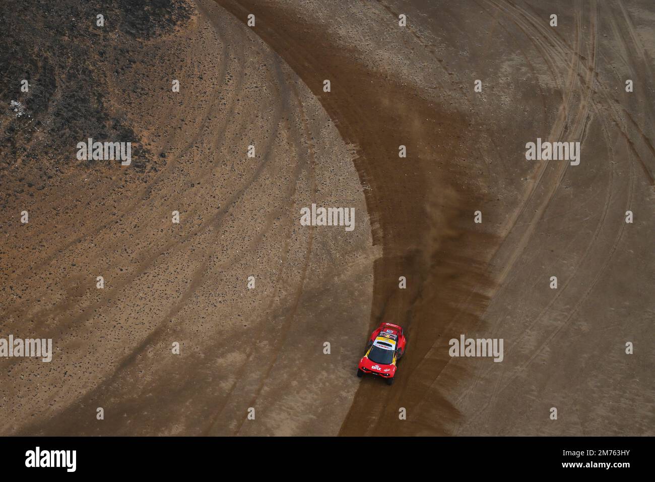 January 7, 2023, Saudi Arabia: SEBASTIEN LOEB and Fabian Lurquin on ...