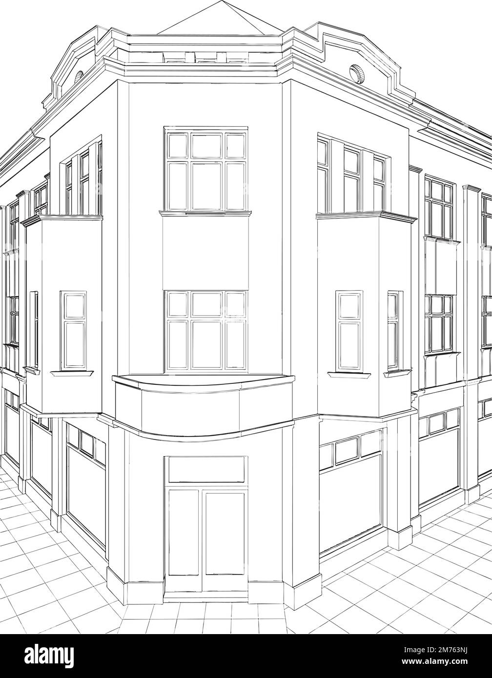 Residential House Vector Stock Vector Image & Art - Alamy