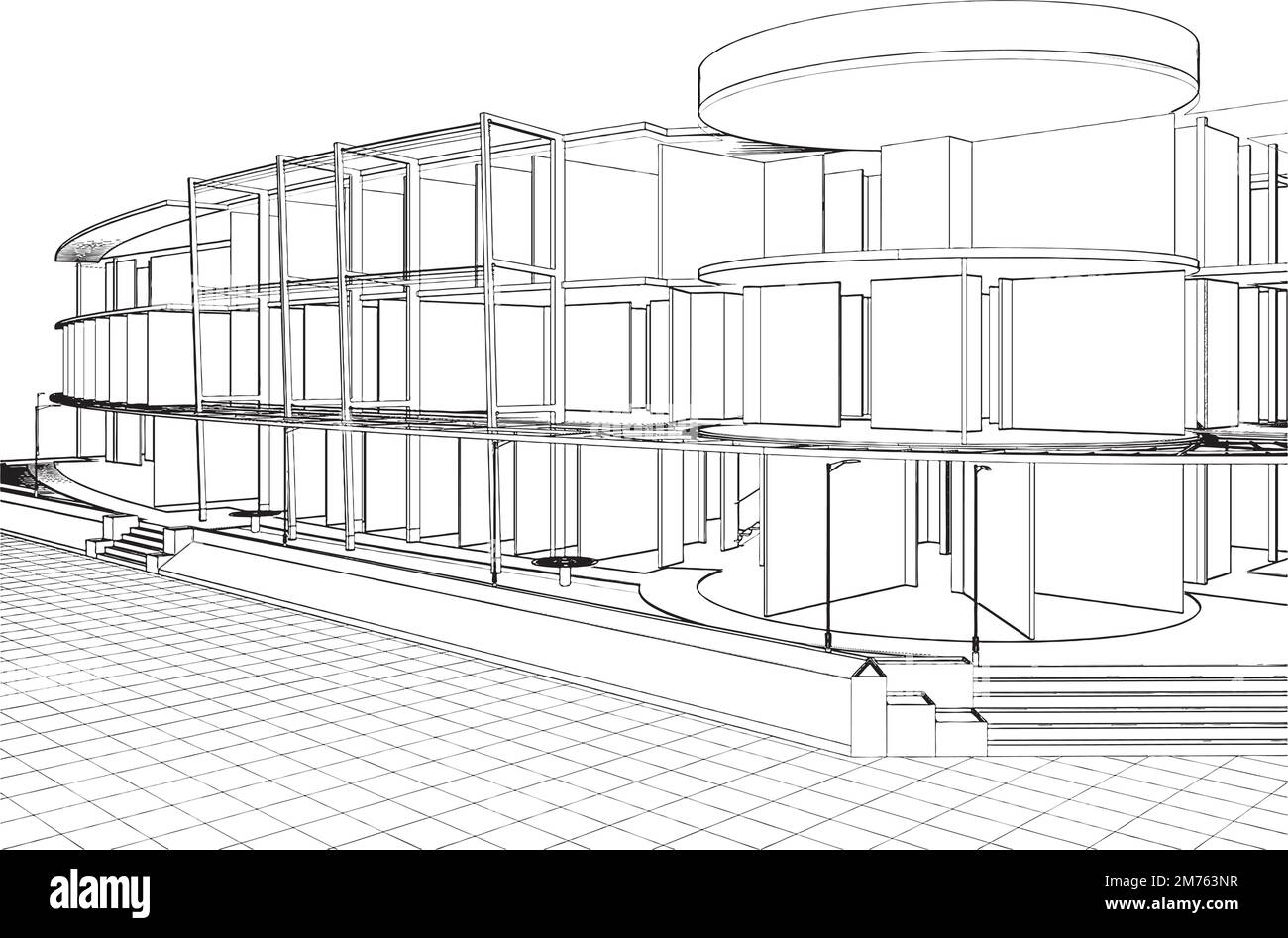 Abstract Constructions Structure Vector Stock Vector Image & Art - Alamy