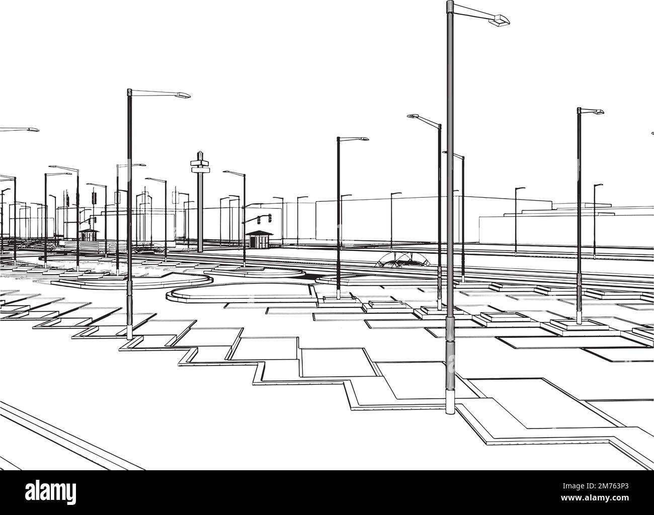 Outside Parking Vector Stock Vector Image & Art - Alamy