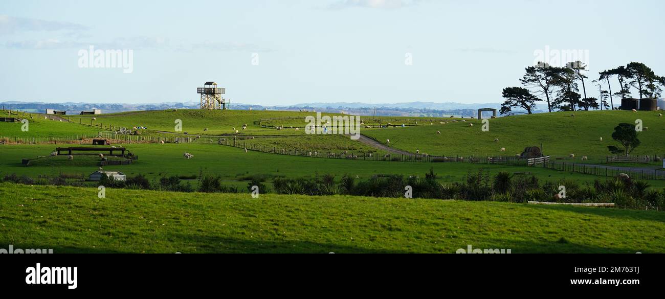 Puhinui Reserve, the site of the volcanic Puhinui Craters in Manukau ...