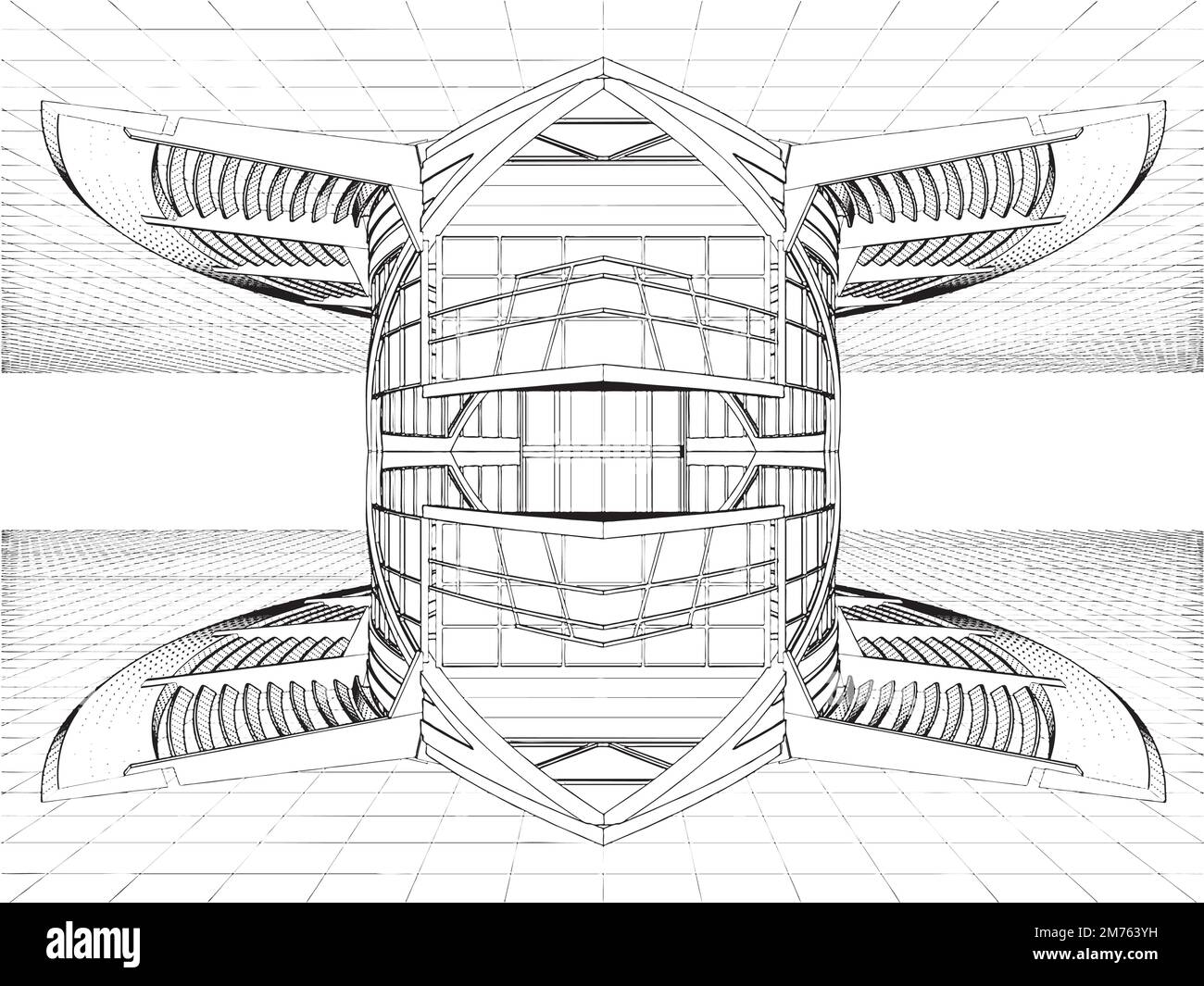 Abstract Constructions Structure Vector Stock Vector Image & Art - Alamy
