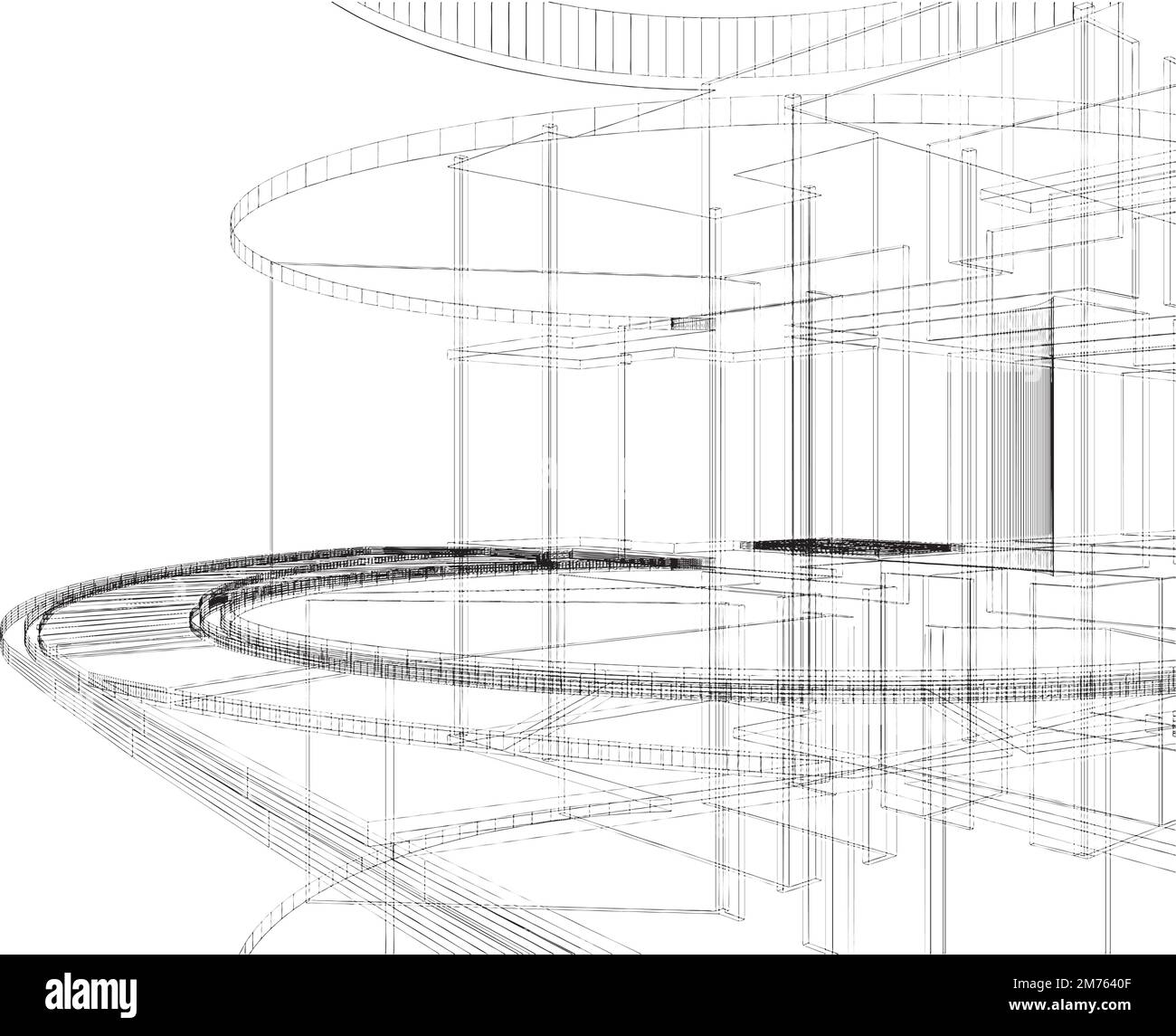 Abstract Constructions Structure Vector Stock Vector Image & Art - Alamy