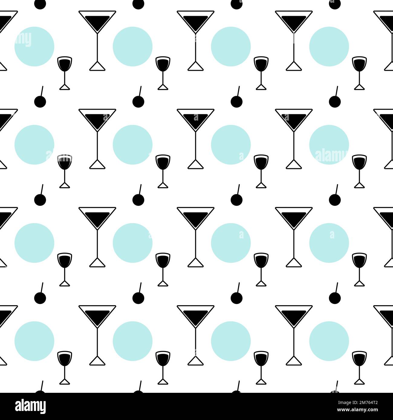 Set trendy seamless patterns Cut Out Stock Images & Pictures - Alamy